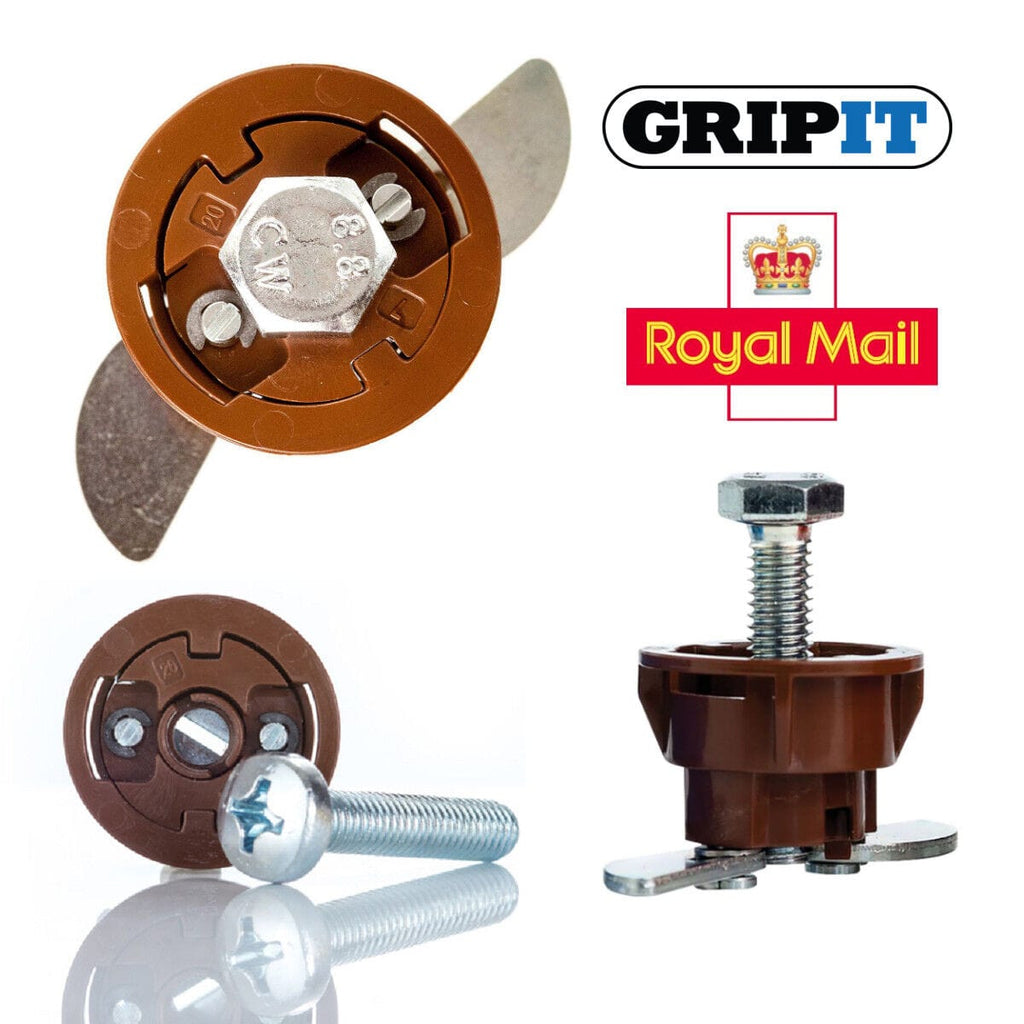 Gripit Brown 20Mm Plasterboard Fixings & Screws Hollow Cavity Wall Plu