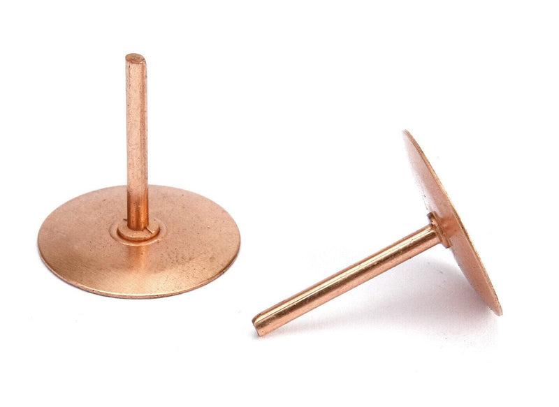 Copper Disc Rivets 19Mm (3/4") Copper Roofing Rivets - Copper Slate Ti
