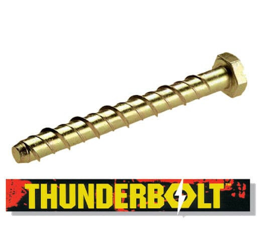 M8 (8Mm) Thunderbolt Masonry Concrete Anchor Screw Screwbolt Excalibur