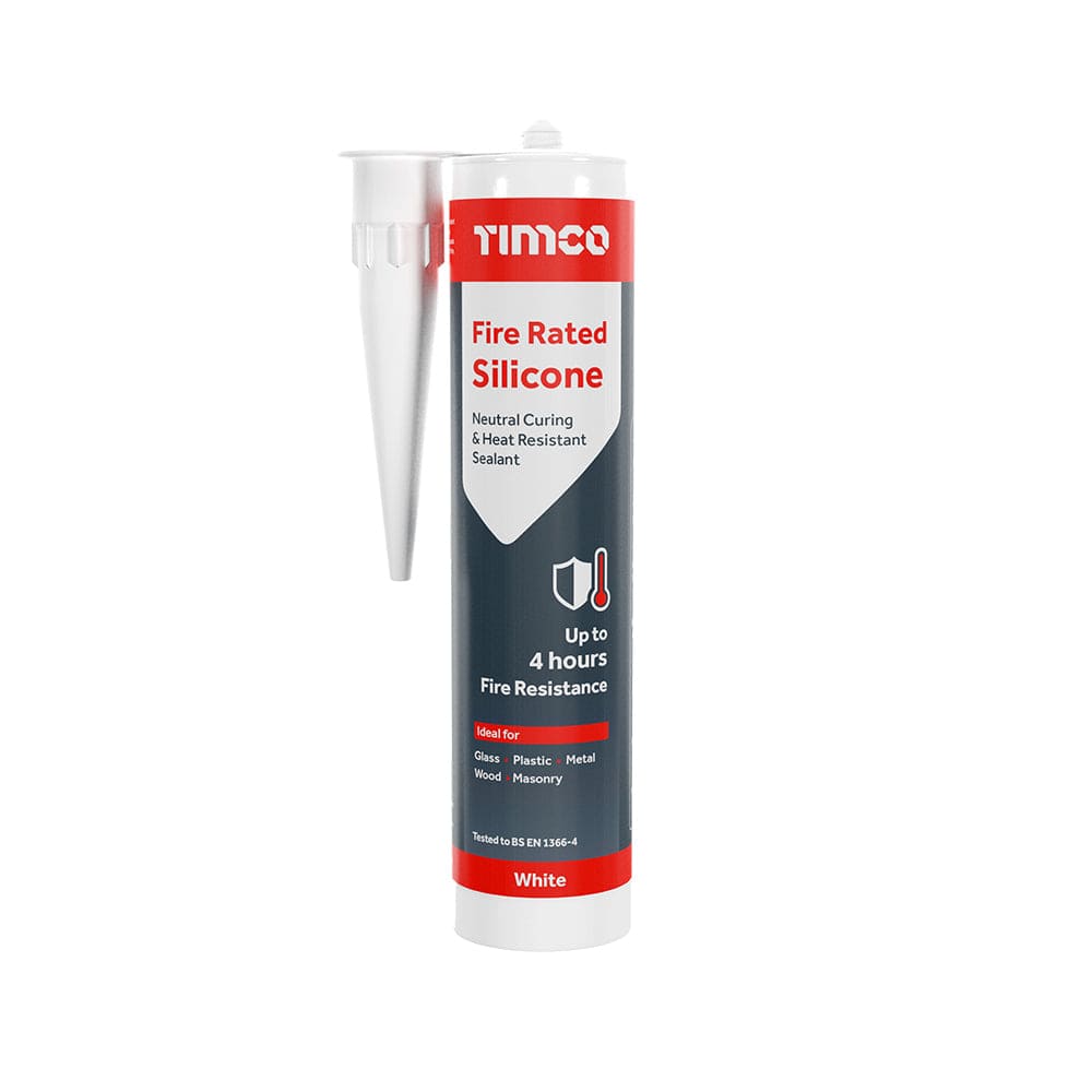 Fire Rated Silicone Wht - Pack Qty - 1 Ea