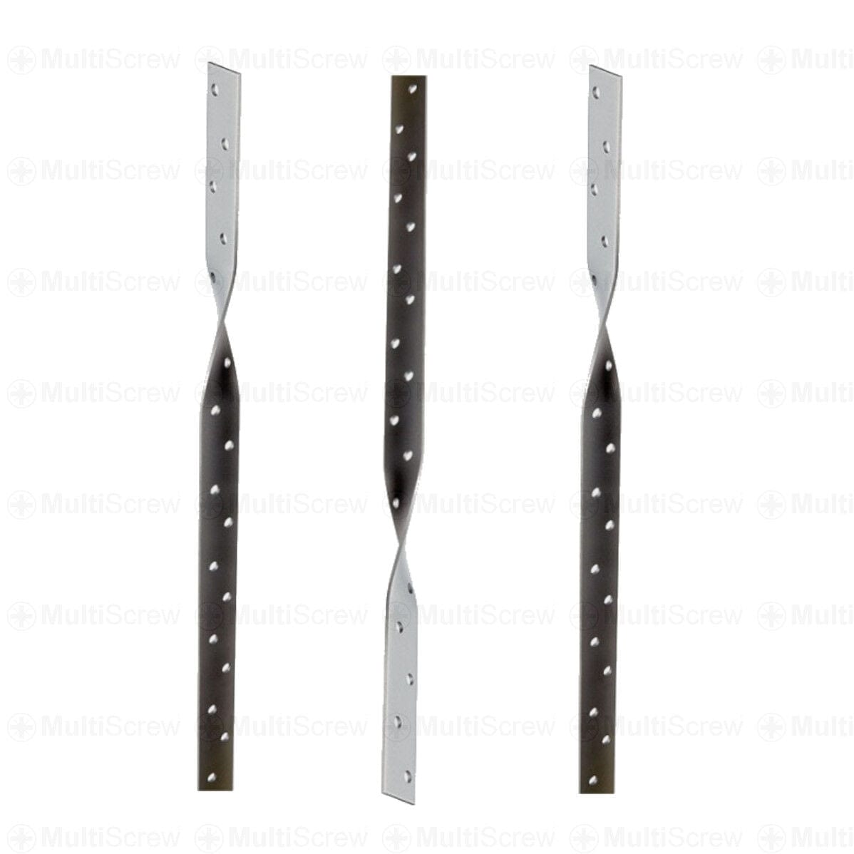 1000Mm Galvanised Twisted Restraint Strap Heavy Duty Steel Joist Rafte