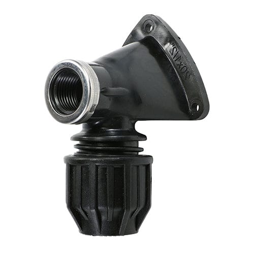 Elysee Pipe Fitting - Wall Plate Elbow