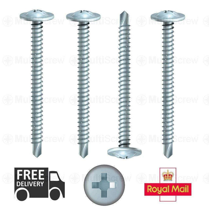 Baypole Wafer Head Self Drilling Screw, Bay Window Screws Upvc Tapping